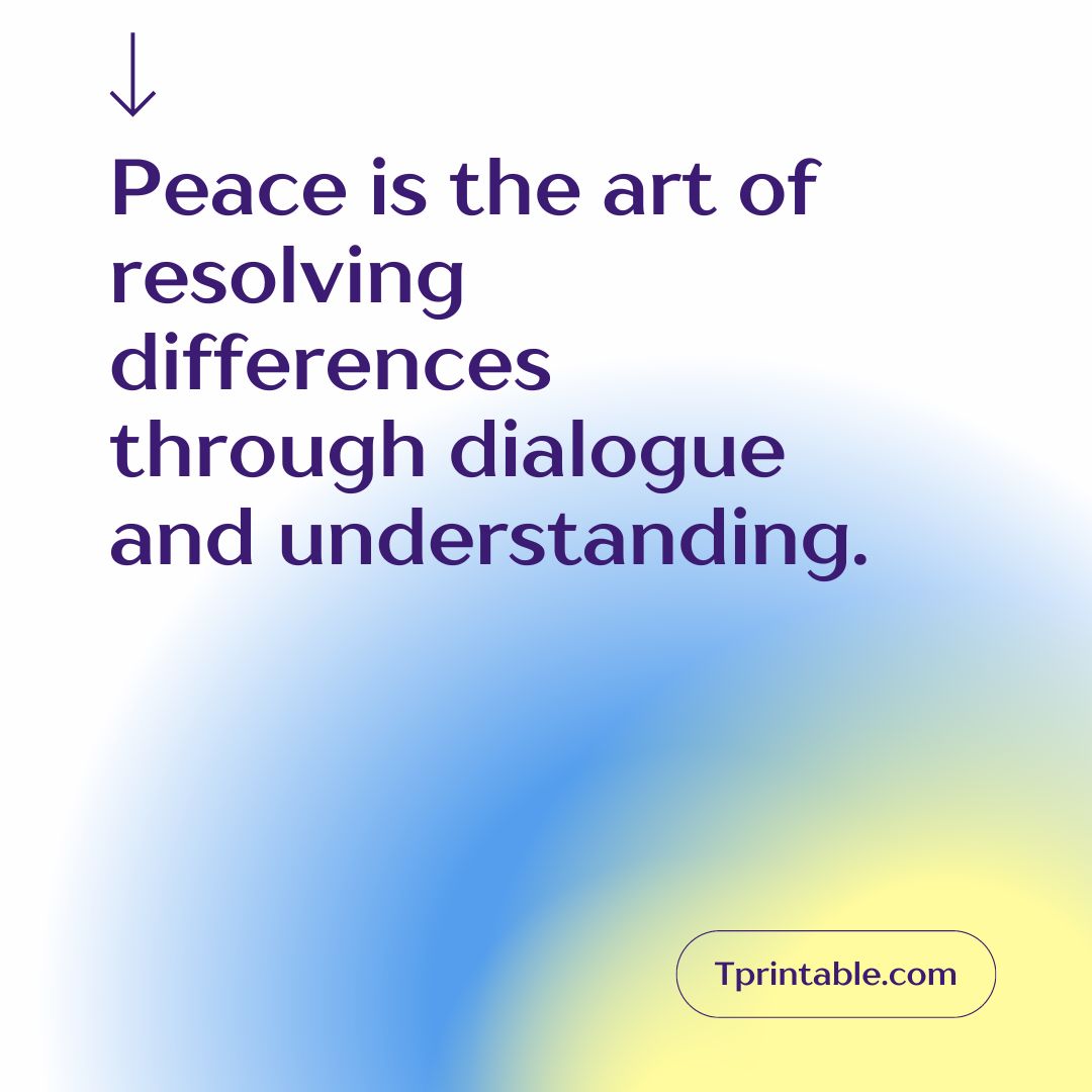 30 Best Popular Peace Quotes - Tprintable
