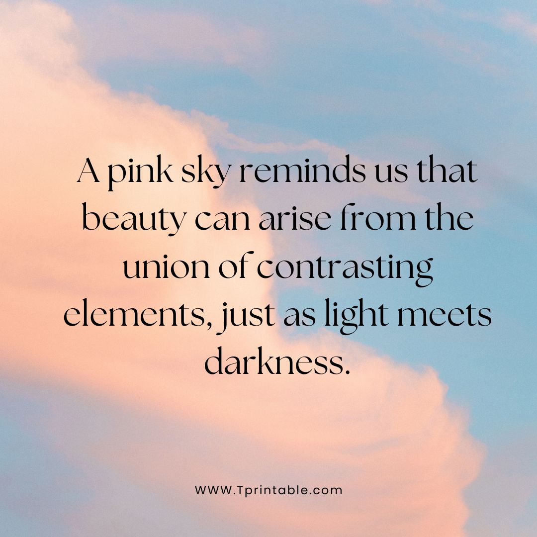 30 Best Pink Sky Quotes - Tprintable