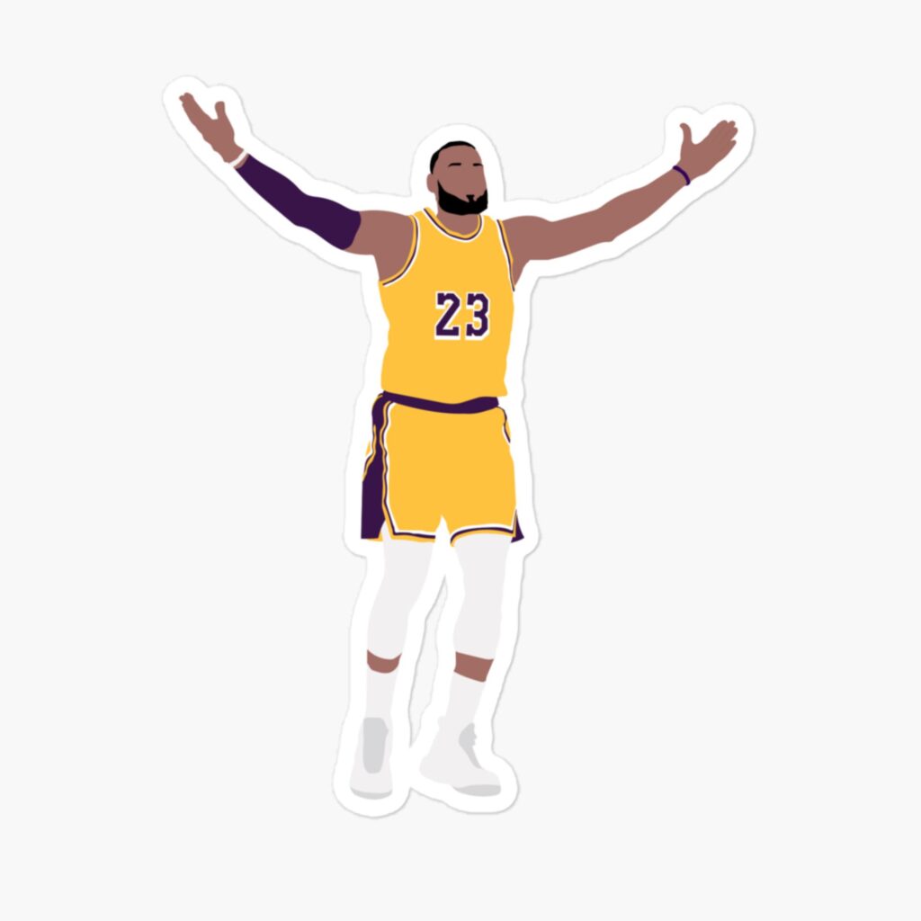 lebron james best Sticker Sheet - Tprintable