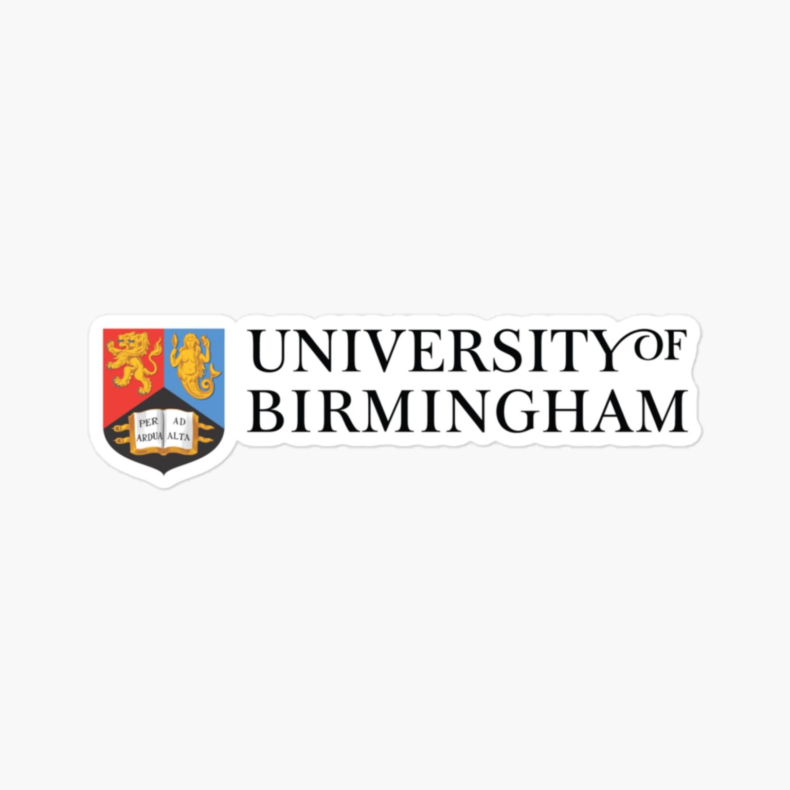 university birmingham logo best cute sticker (college of social ...