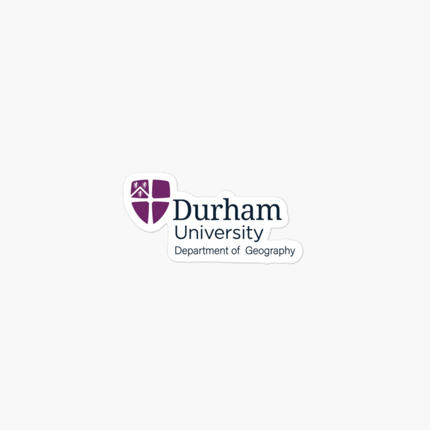 durham university geography logo best sticker (department of geography ...