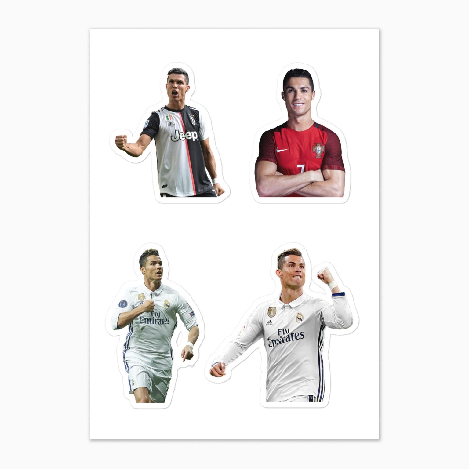 Cristiano Ronaldo Best Cute Stickers - Tprintable