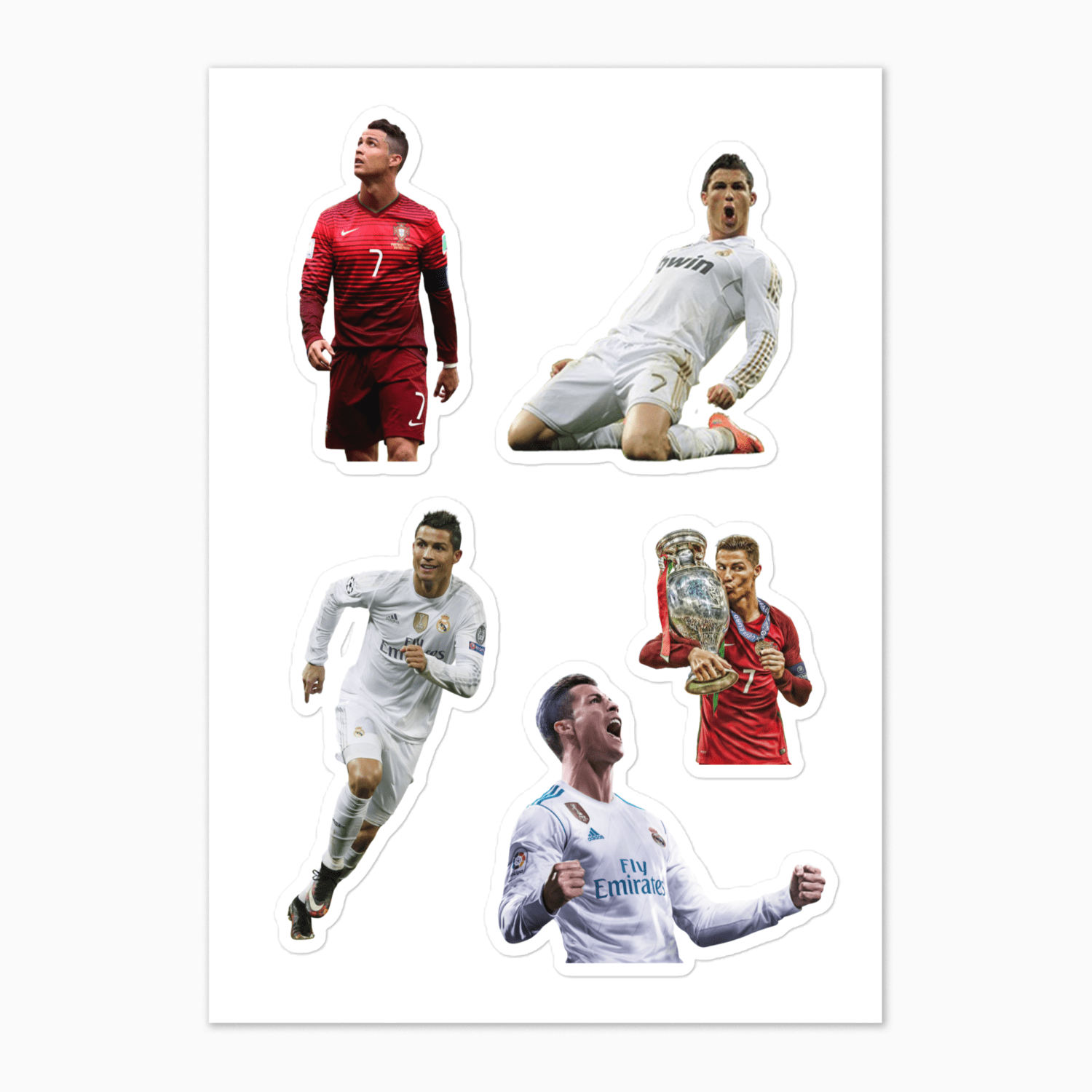 Cristiano Ronaldo Best Cute Stickers - Tprintable
