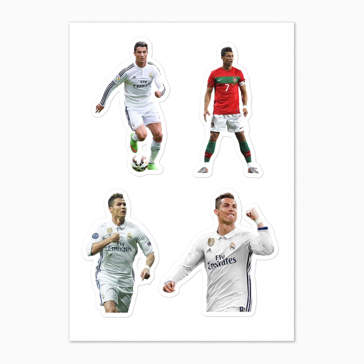 Cristiano Ronaldo Best Stickers - Tprintable