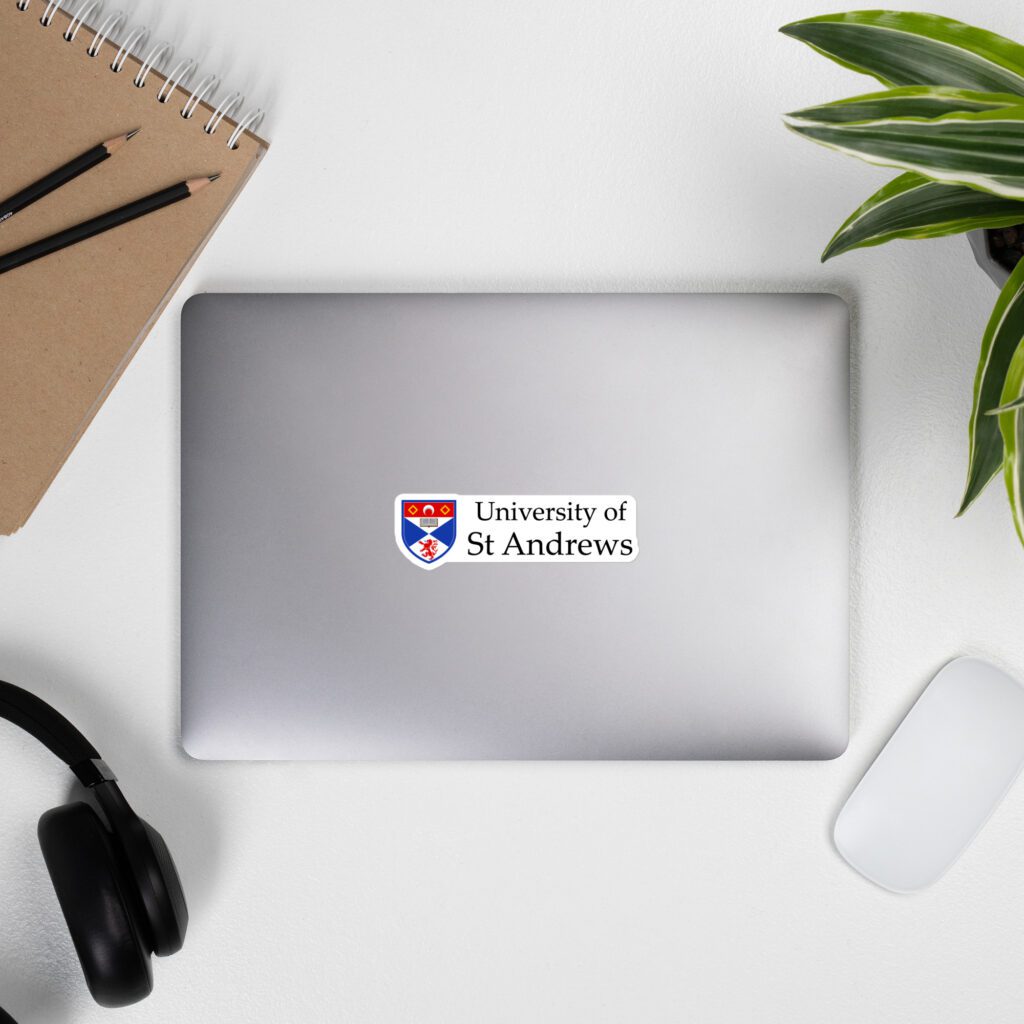 best cute university of st andrews logo sticker - Tprintable